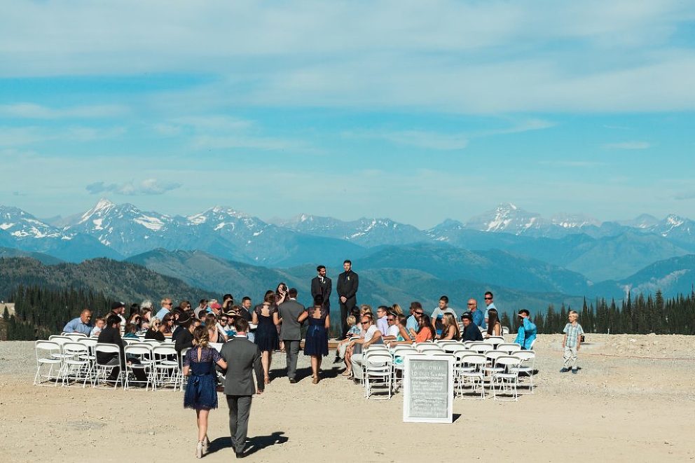 Whitefish Mountain Resort Wedding | Montana Private Estate Reception