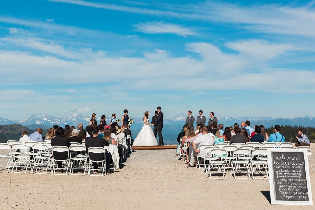 Whitefish Mountain Resort Wedding | Montana Private Estate Reception